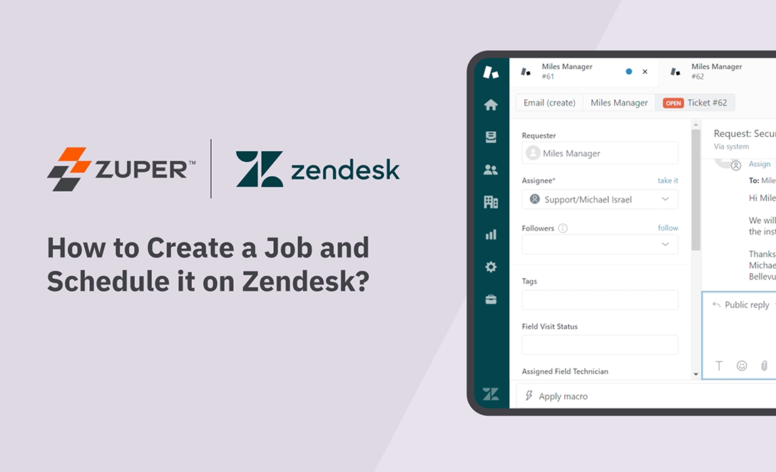 Zendesk - How to Create a Job and Schedule it?