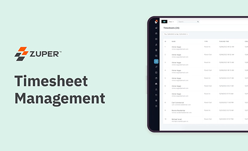 How to Use Timesheet Management Module - Zuper