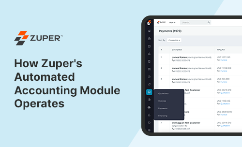 How Zuper's Automated Accounting Module Operates - Zuper